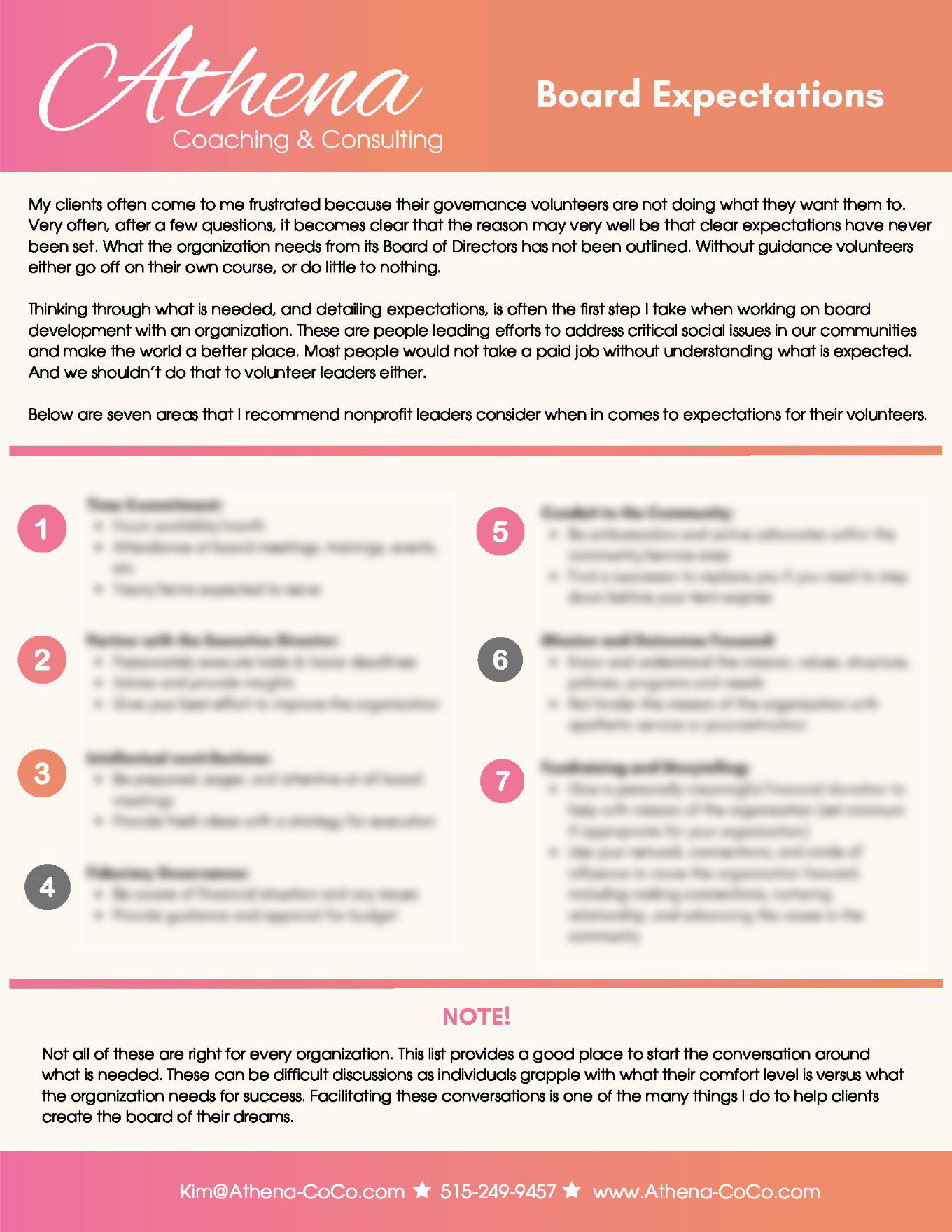 Resources - Athena Coaching & Consulting